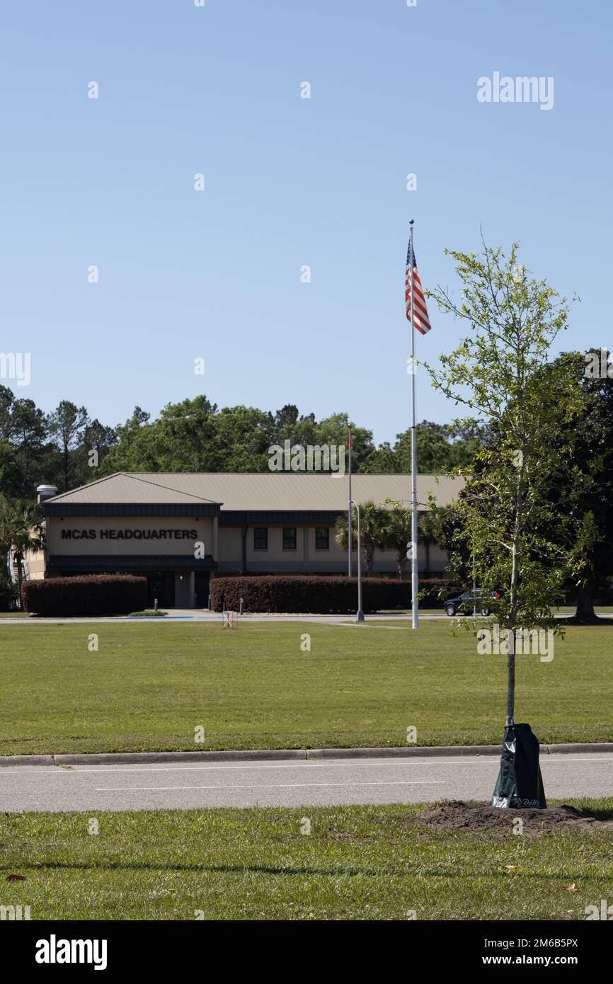 Col. Karl R. Arbogast, commanding officer, Marine Corps Air Station ...