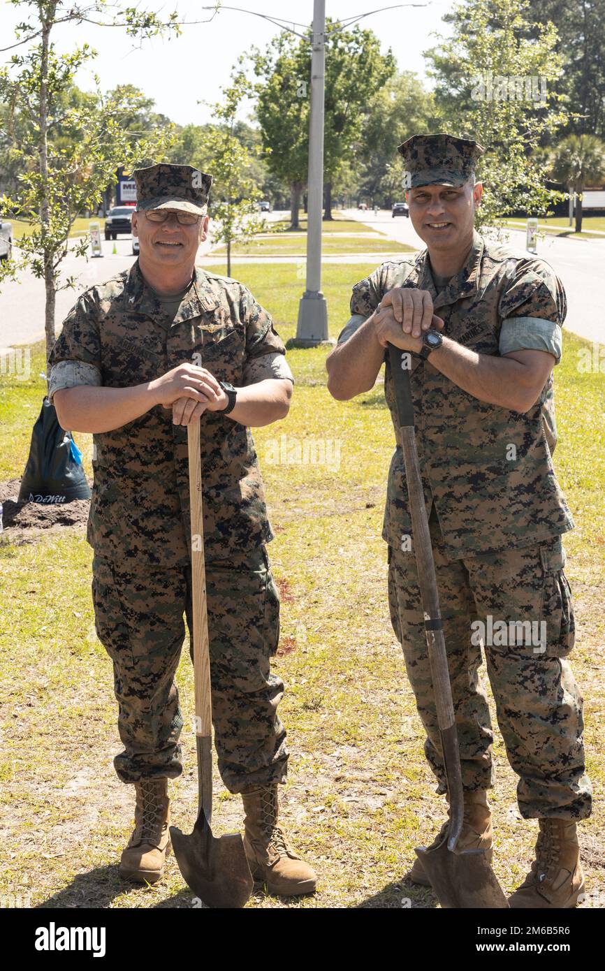 Col. Karl R. Arbogast, commanding officer, Marine Corps Air Station ...