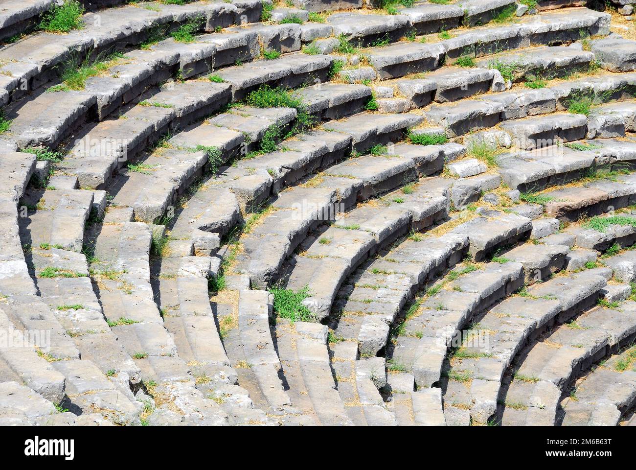 ancient theatre, Delphi, ancient sacred precinct, Archaeological Site ...