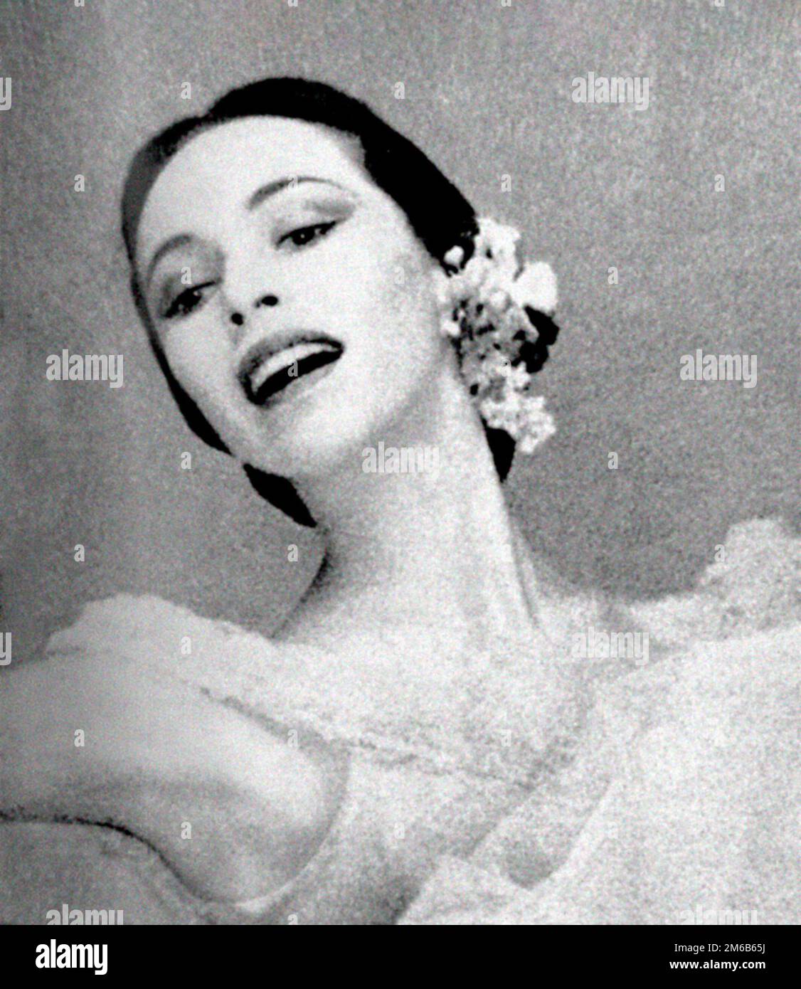 Maria Tallchief. Photograph of the native American ballerina, Elizabeth ...