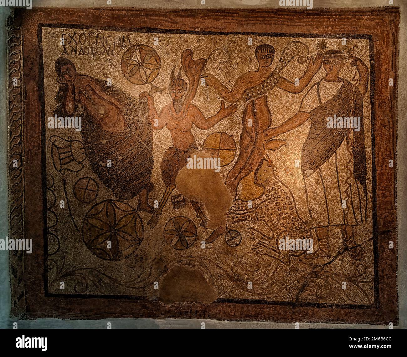 Bacchus mosaic hi-res stock photography and images - Alamy