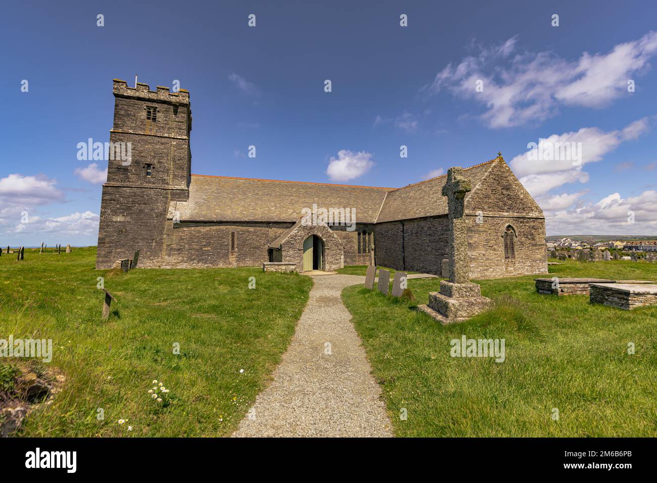 Tintagel - May 30 2022: The legendary ancient town of Tintagel in ...