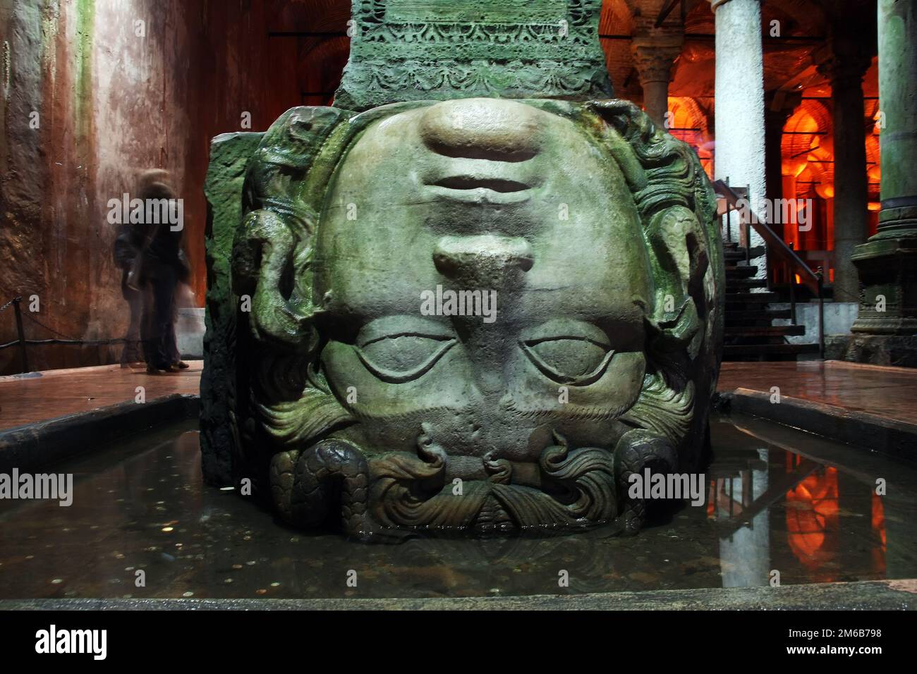 Istanbul, Turkey, - July 01, 2011 - Medusa Gorgon's head in The ...