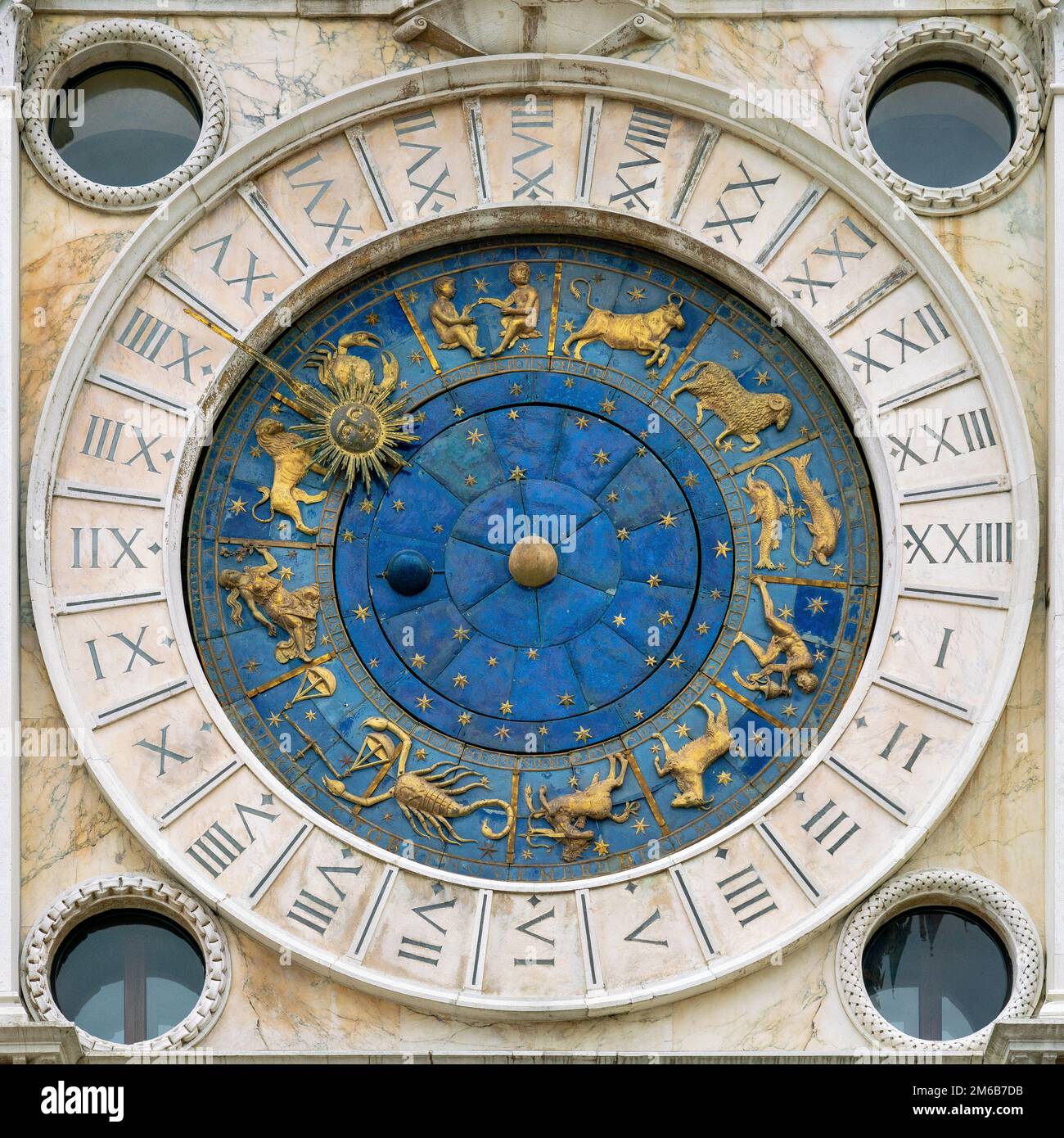 Venetian astronomical clock face hi-res stock photography and images ...