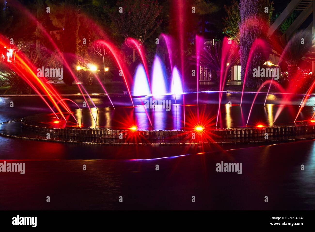 Blue paint fountain hi-res stock photography and images - Alamy