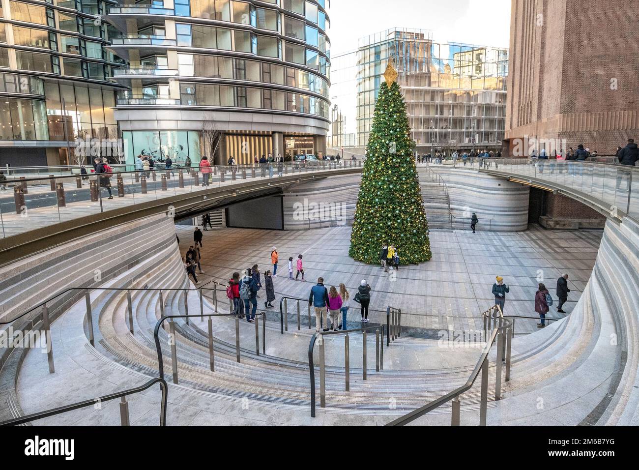 Christmas Tree to celebrate the festive season at the south end of ...