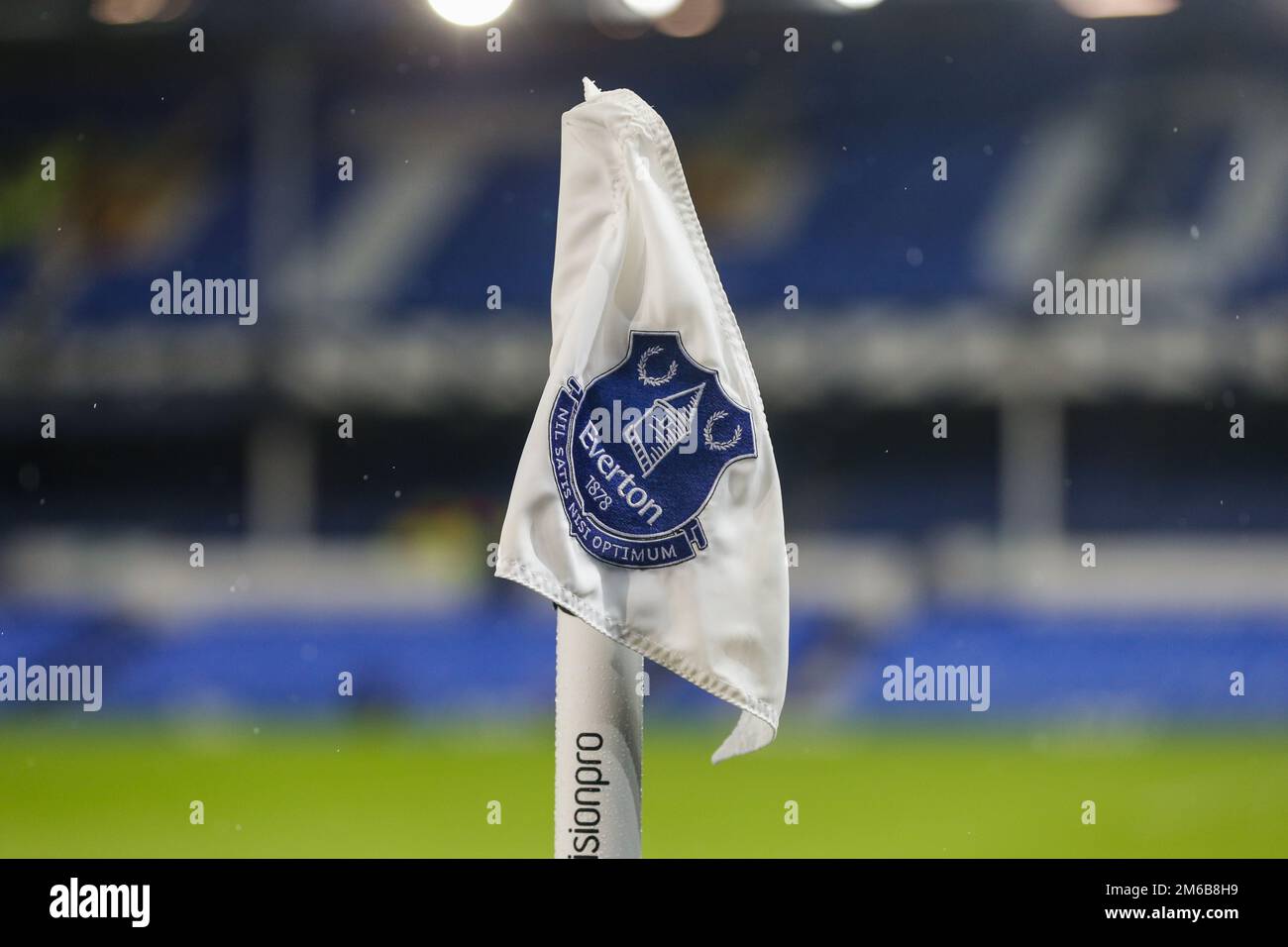 Liverpool branded corner flag hi-res stock photography and images - Alamy