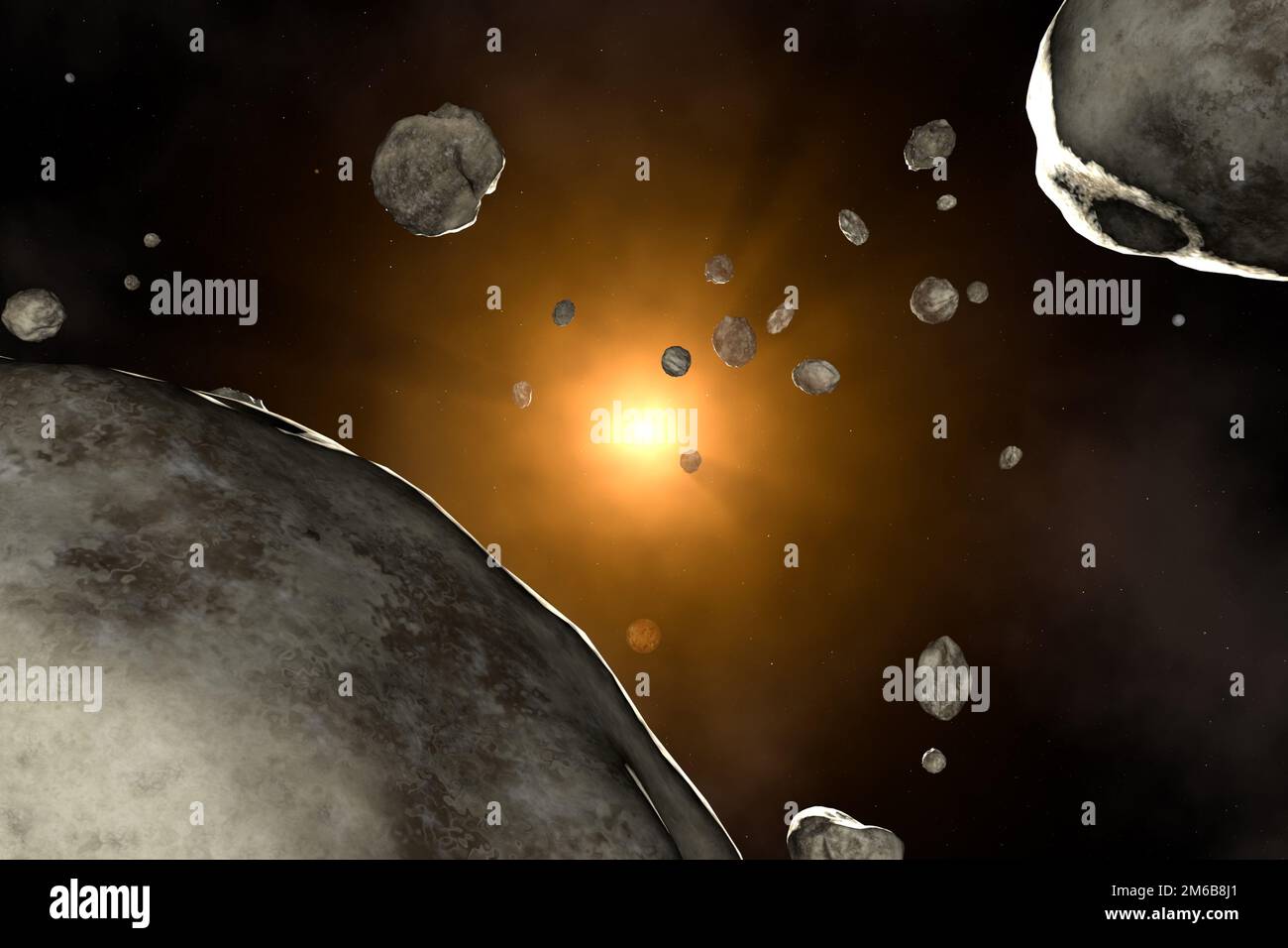 Asteroid rain hi-res stock photography and images - Alamy