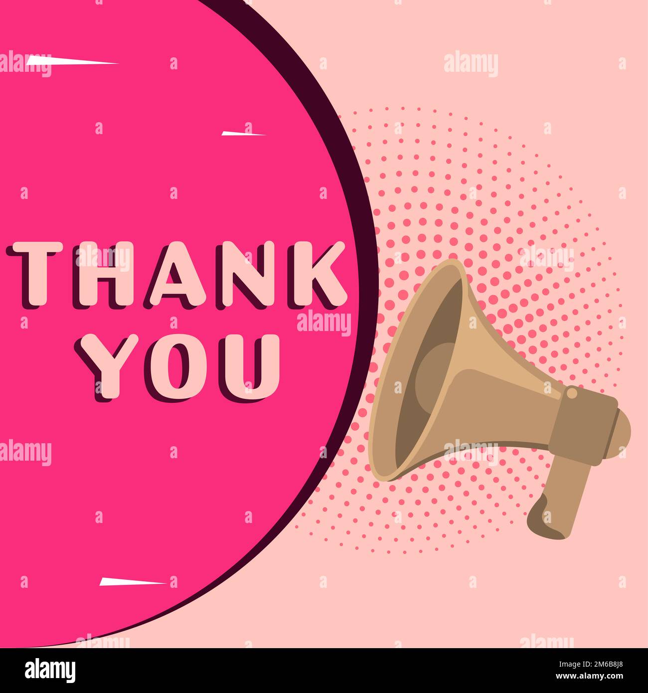 Sign displaying Thank You. Internet Concept replaying on something good ...