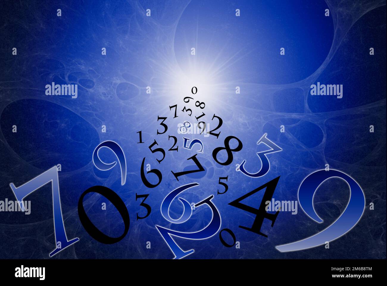 Numerology (the ancient science Stock Photo - Alamy