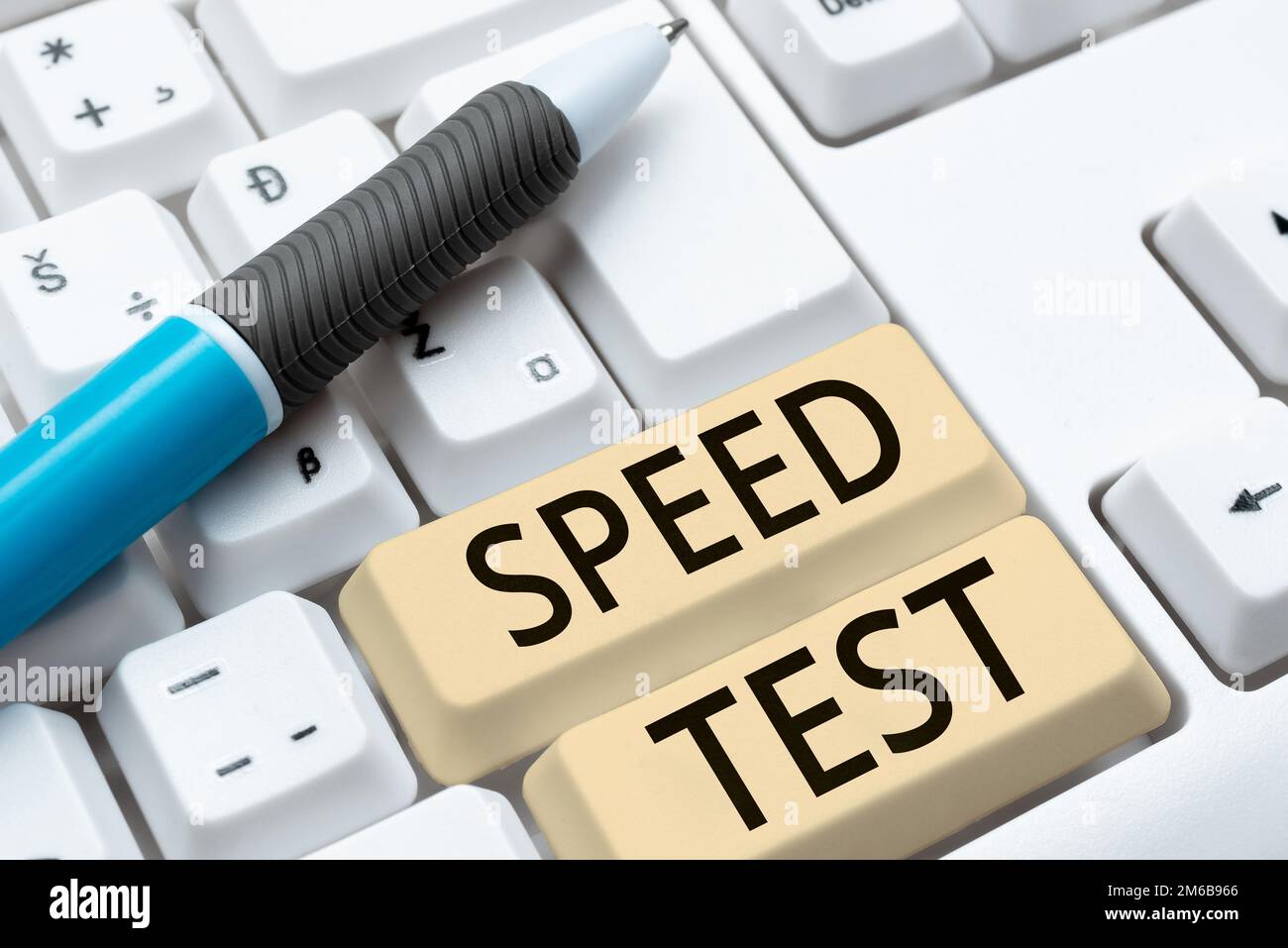Text sign showing Speed Test, Concept meaning psychological test for ...