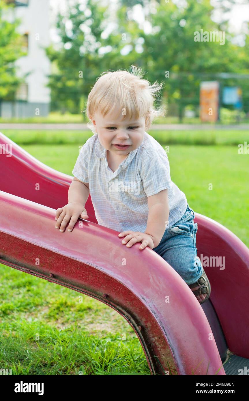 Standing by slide hi-res stock photography and images - Alamy