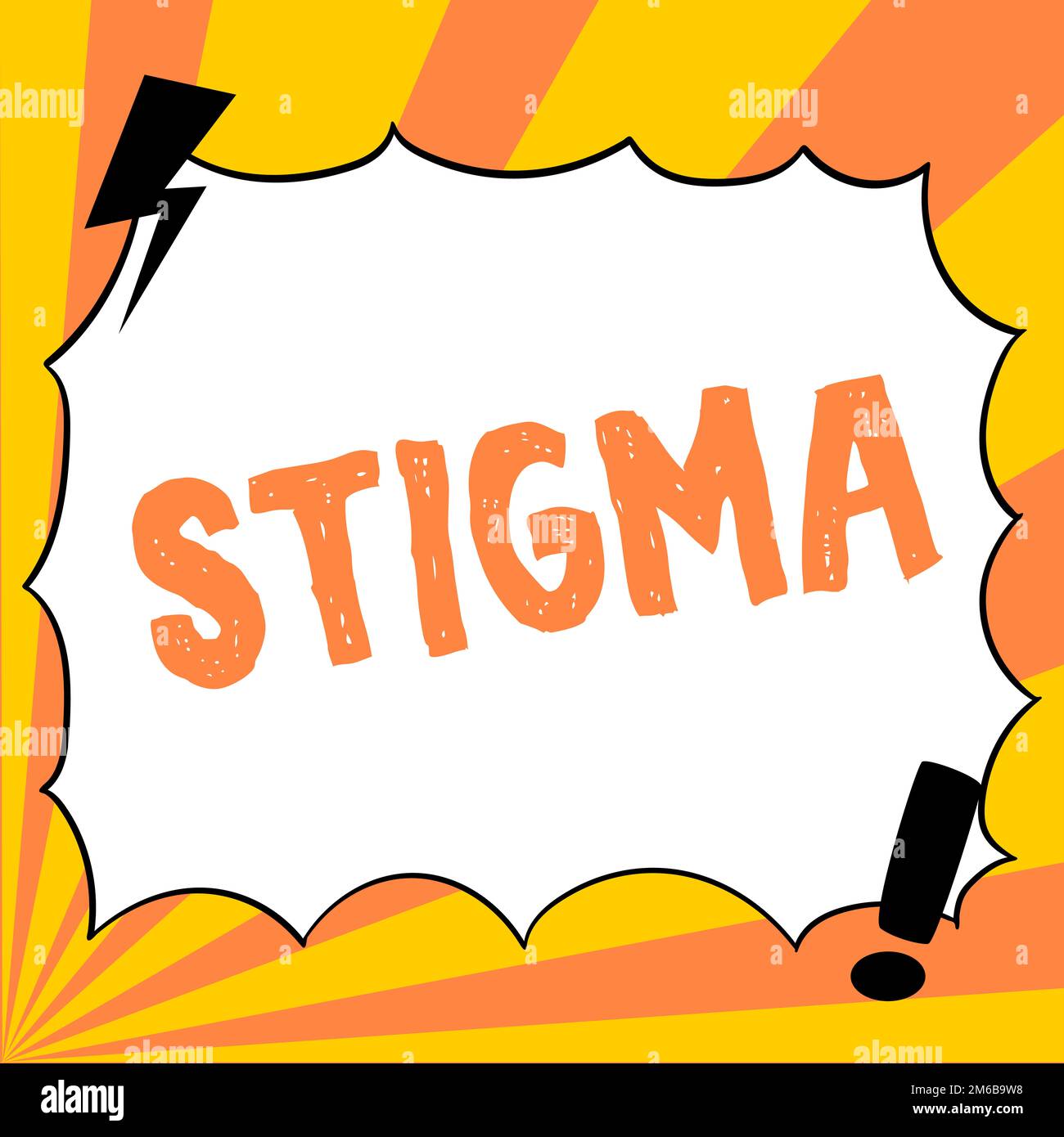 Text showing inspiration Stigma. Internet Concept feeling of ...