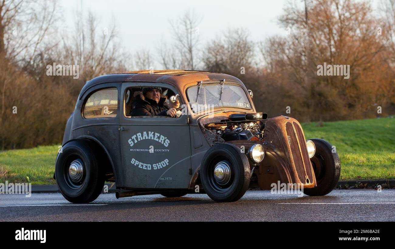 1959 Ford Popular hot rod Stock Photo - Alamy