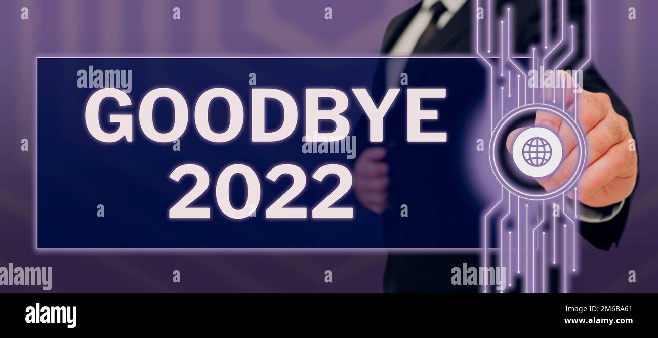 Handwriting text Goodbye 2023. Word Written on Merry Christmas Greeting ...