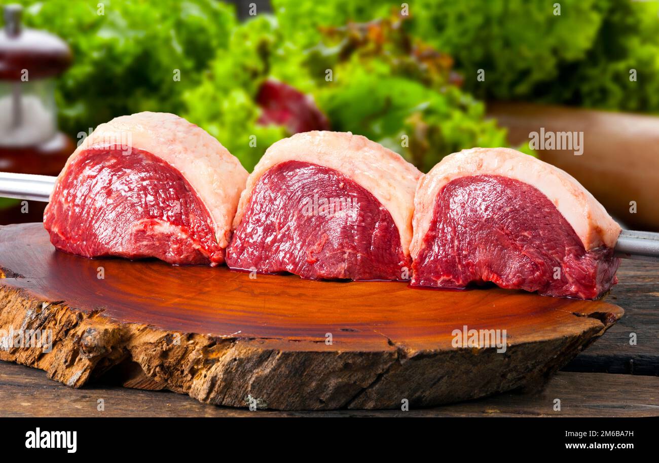 Brazilian Picanha. Raw meat food Stock Photo - Alamy