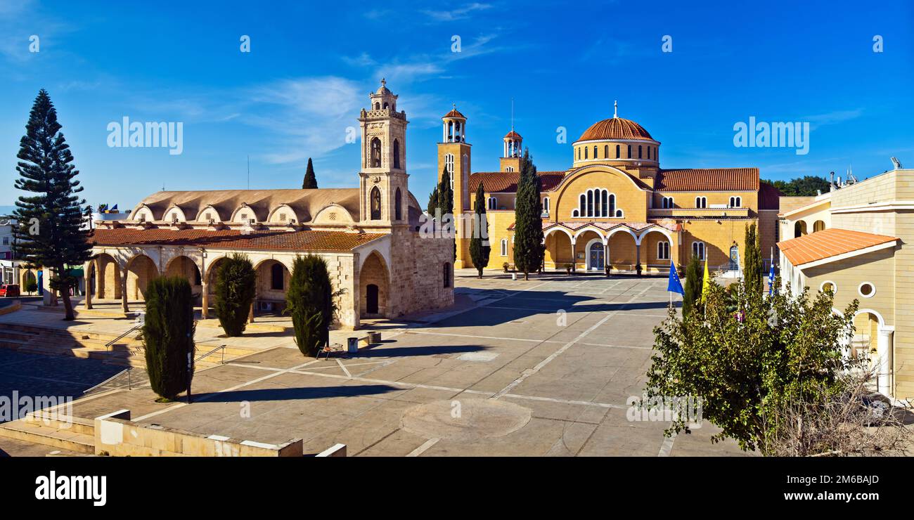 Panorama view of Paralimni city in Cyprus Stock Photo - Alamy