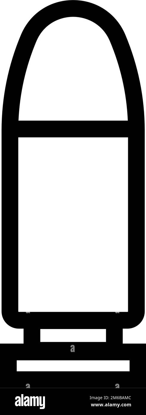 Simple bullet icon. Loaded. Editable vector Stock Vector Image & Art ...