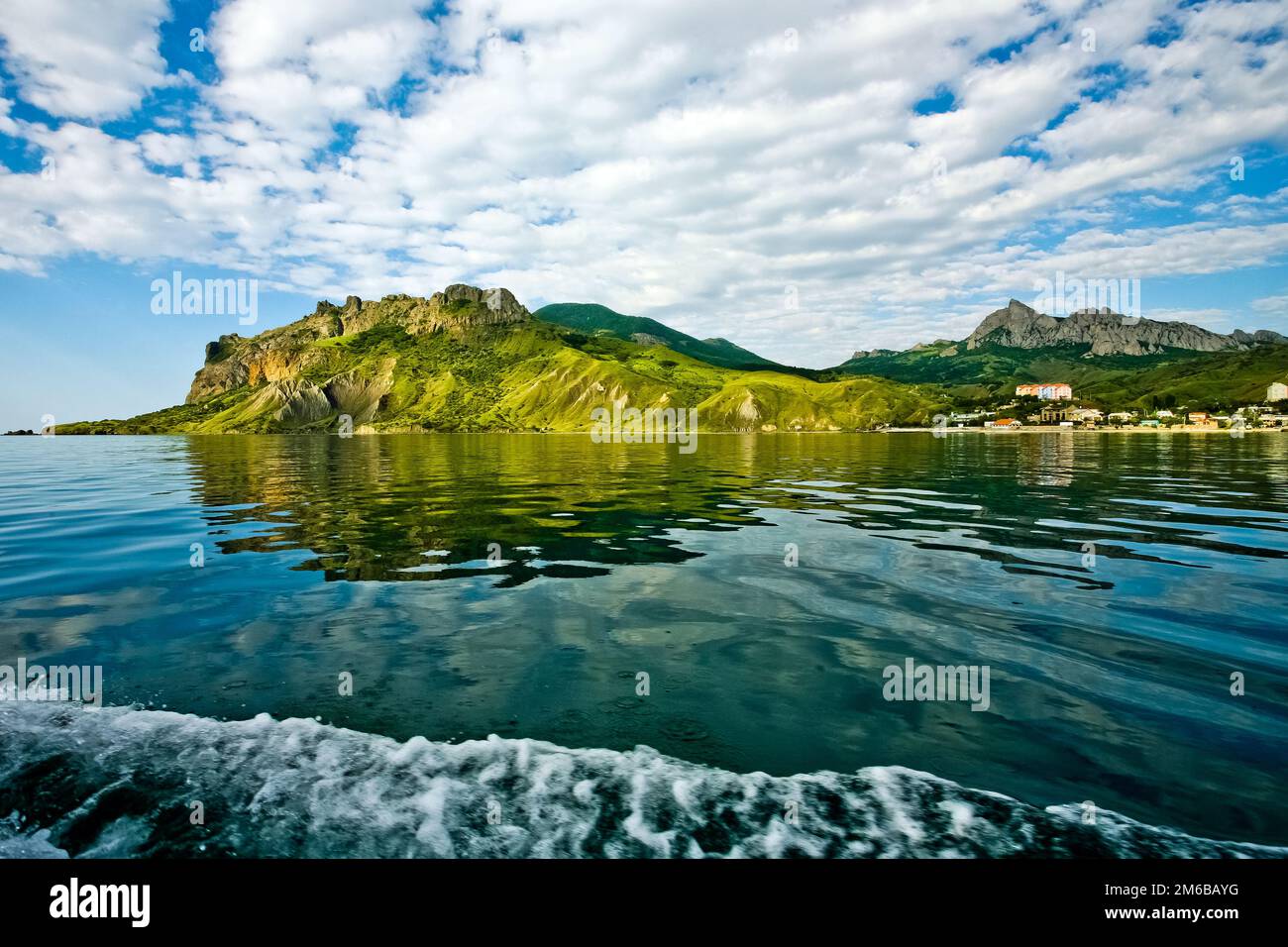 The famous volcano Karadag in Crimea, Ukraine Stock Photo - Alamy