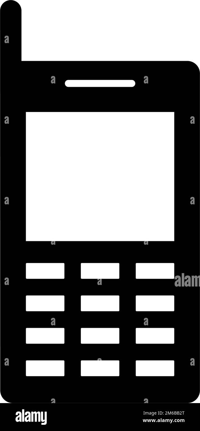 Mobile cell phone icon. Editable vector Stock Vector Image & Art - Alamy