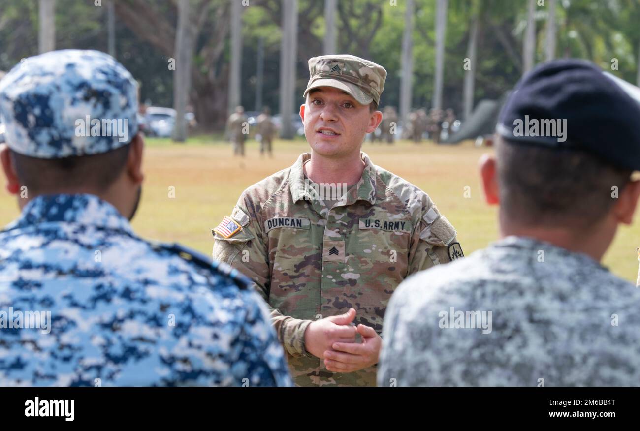U.S. Army Sgt. Mitchell Duncan, 520th Military Police Detachment squad ...