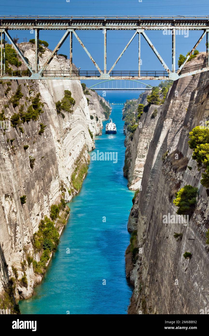 Channel of corinth hi-res stock photography and images - Alamy