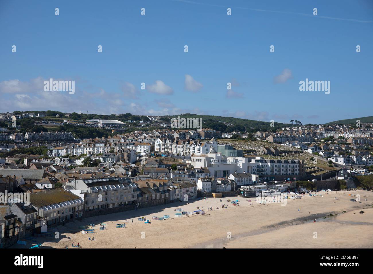 Coastal Town, Cornwall Stock Photo - Alamy