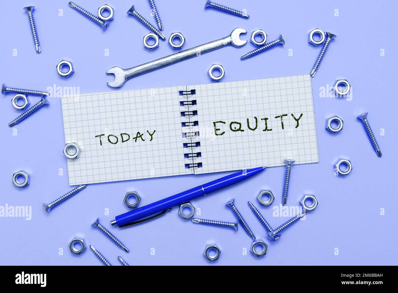 Handwriting text Equity. Concept meaning quality of being fair and ...