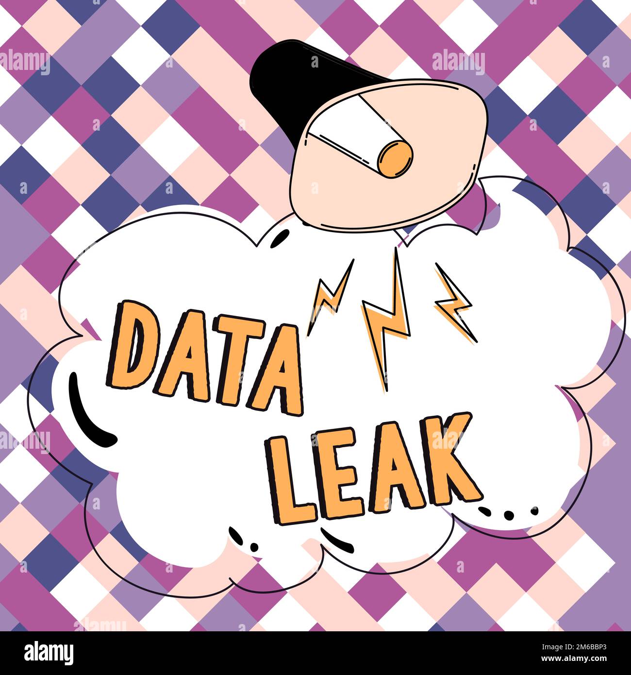 Text sign showing Data Leak. Concept meaning released illegal ...