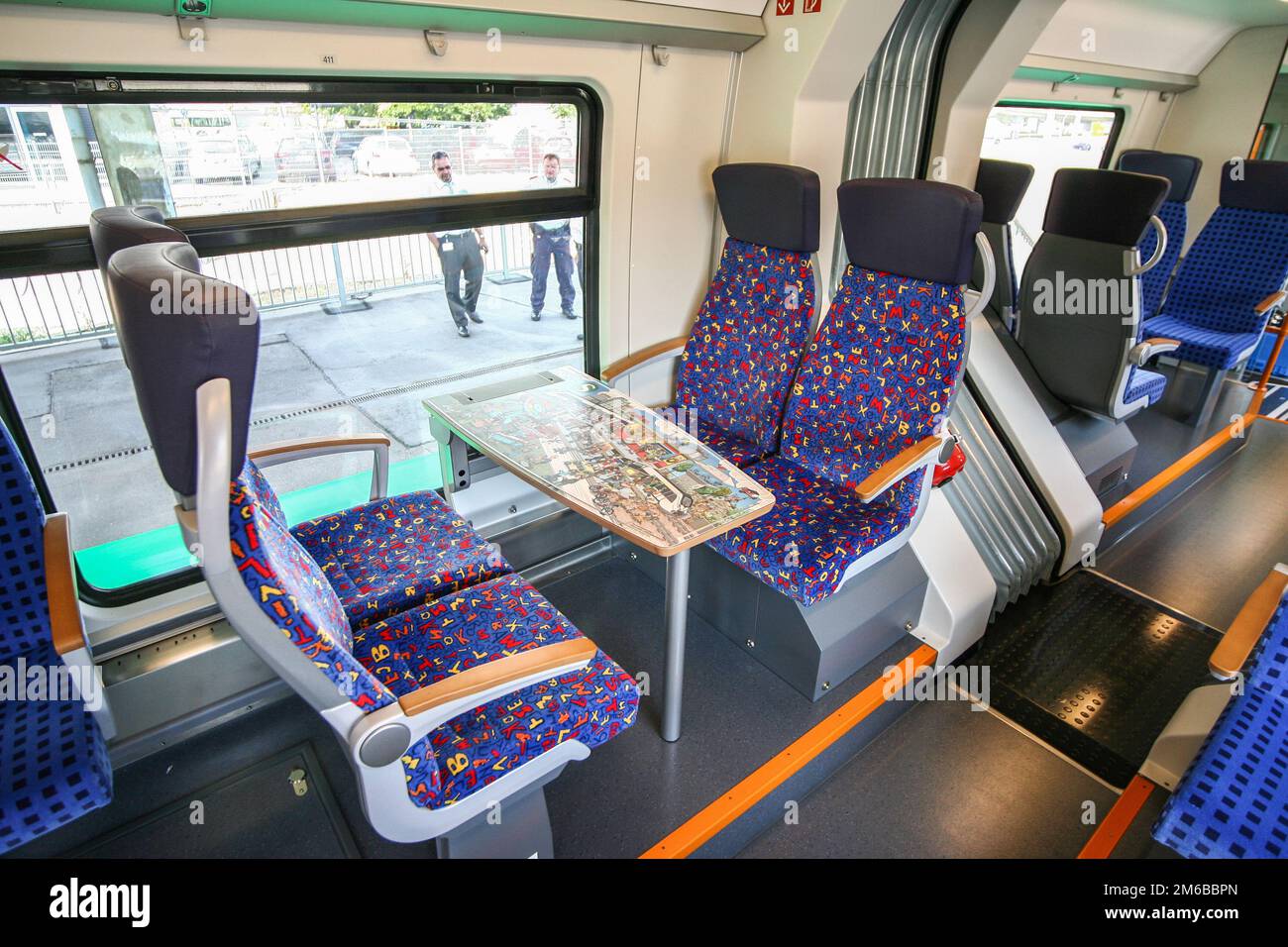 Commuter-Train in Central Germany Stock Photo - Alamy