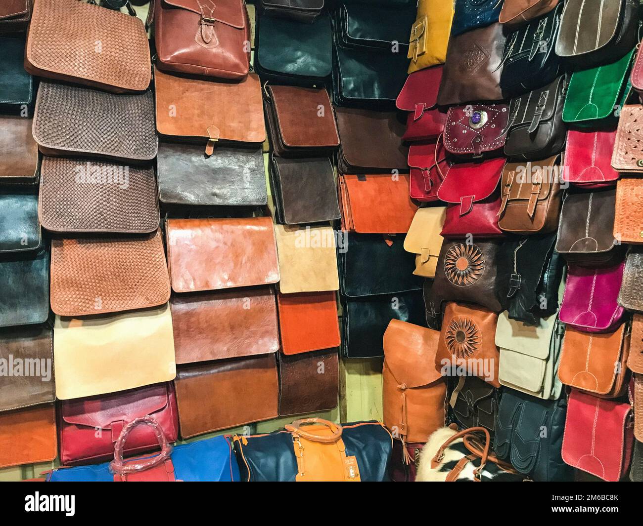 Leather bags fez morocco hi-res stock photography and images - Alamy
