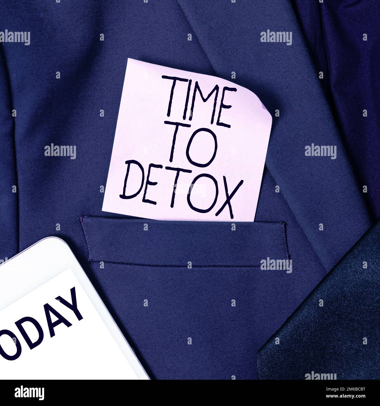 Conceptual caption Time To Detox. Word Written on Moment for Diet ...
