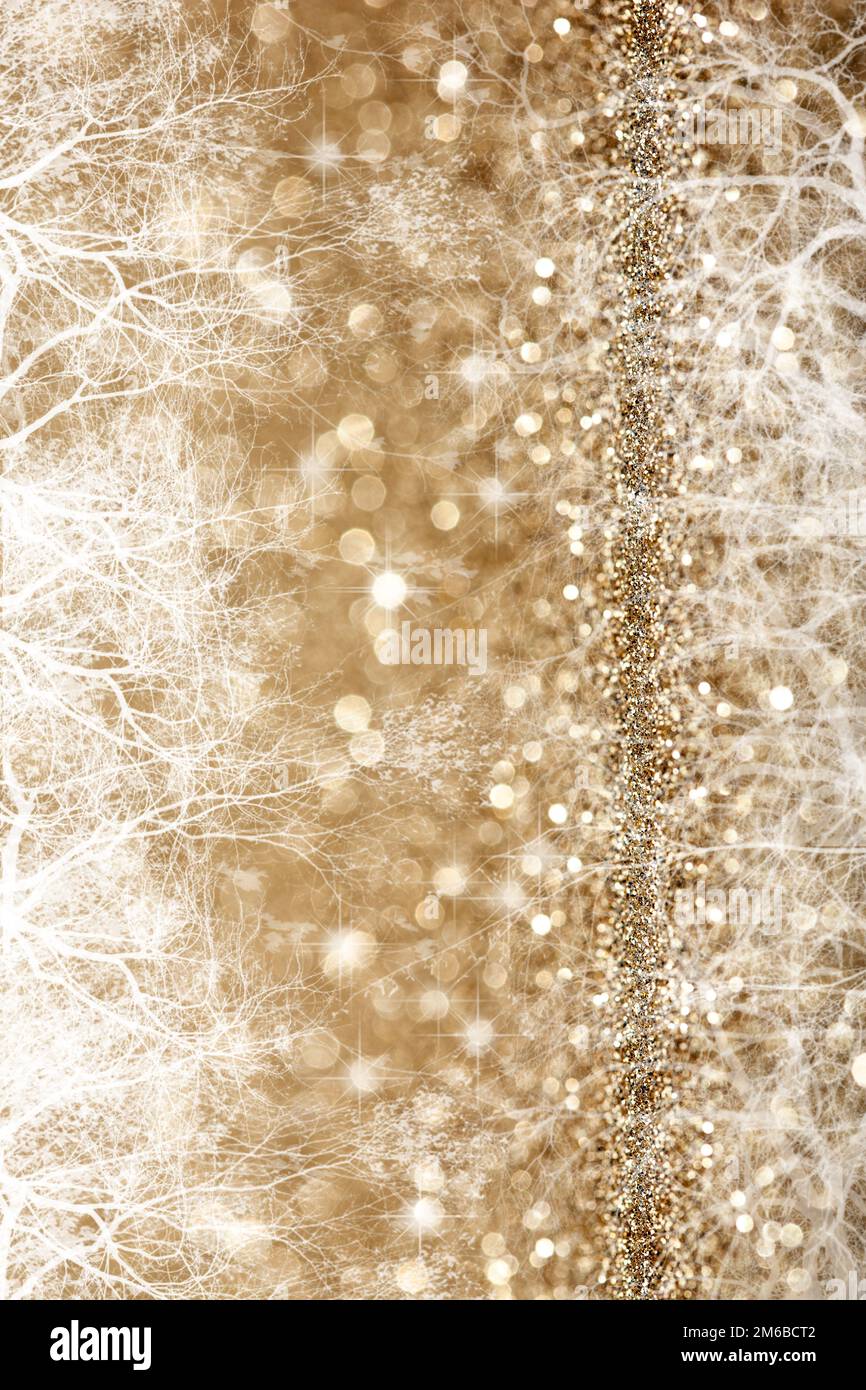 Holiday abstract glitter background with blinking lights Stock Photo ...