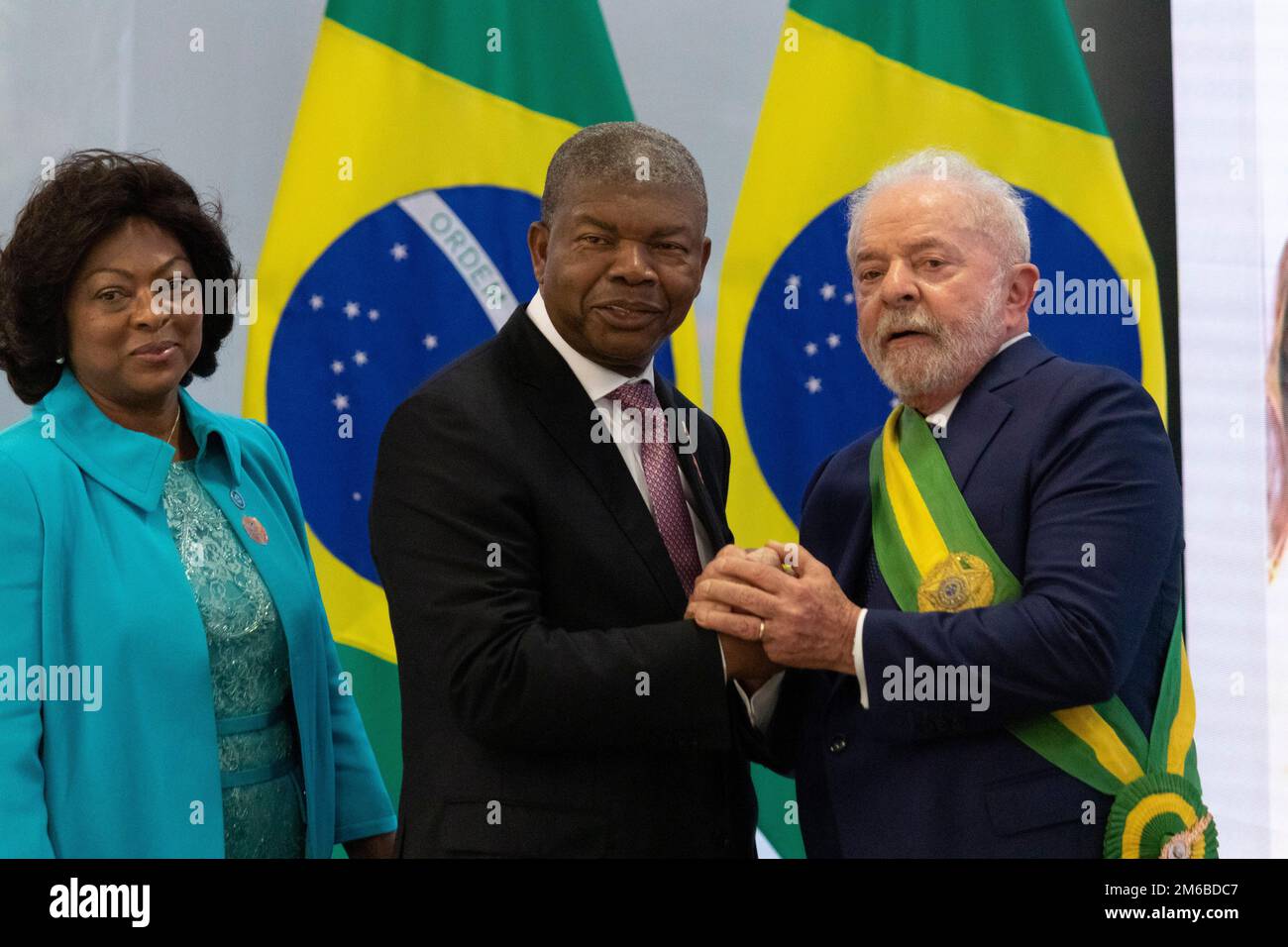 BRASÍLIA, DF - 01.01.2023: PRESIDENT LULA'S INAUGURATION - The President of Angola, João Manuel ...