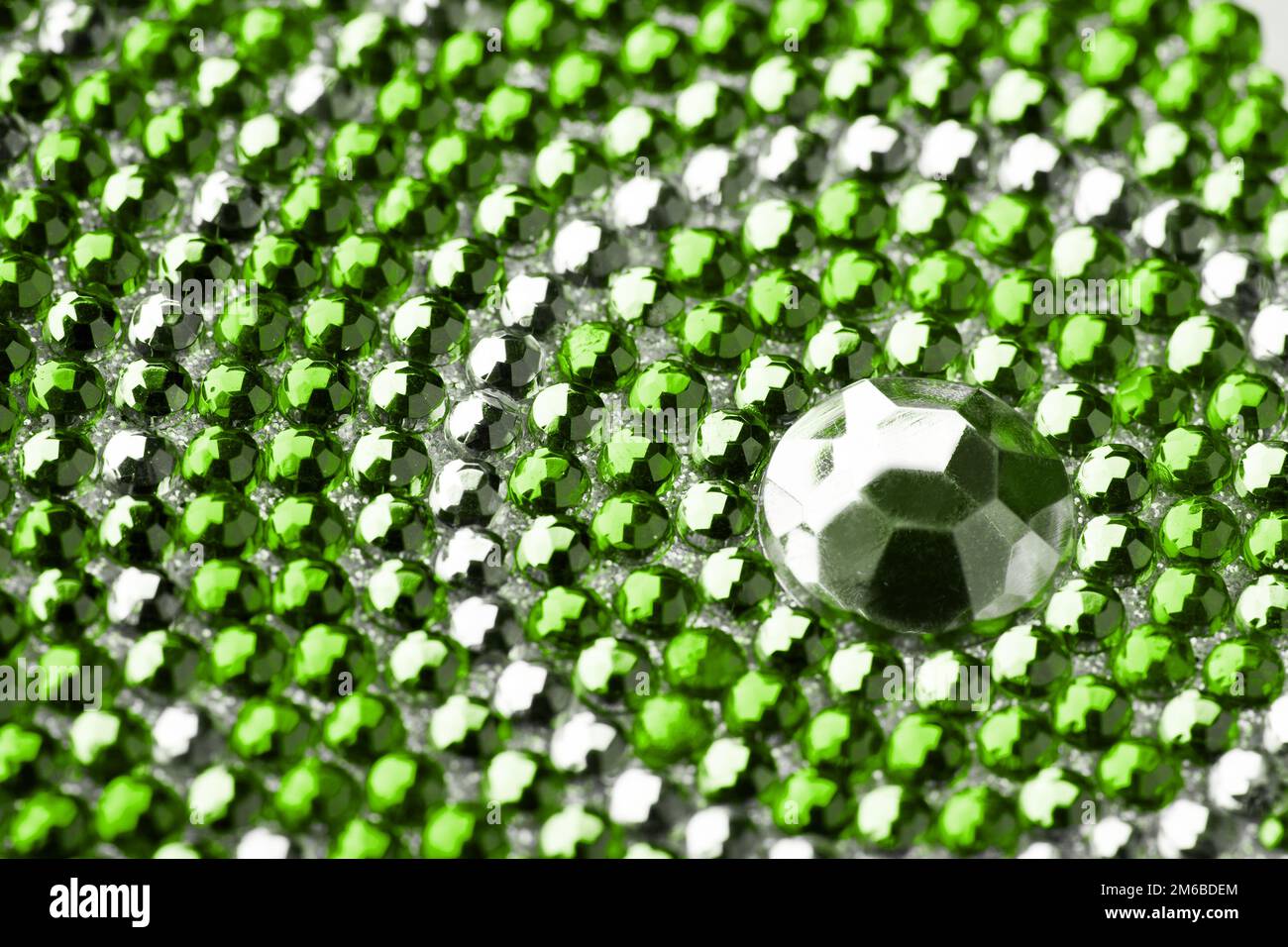 Green and silver texture with crystals Stock Photo - Alamy