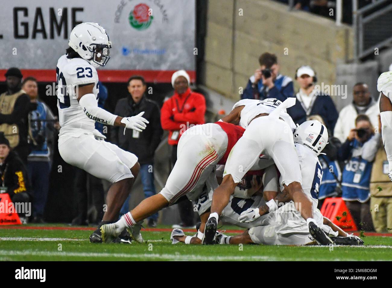 Utah Utes quarterback Cameron Rising (7) is injured on the play during ...