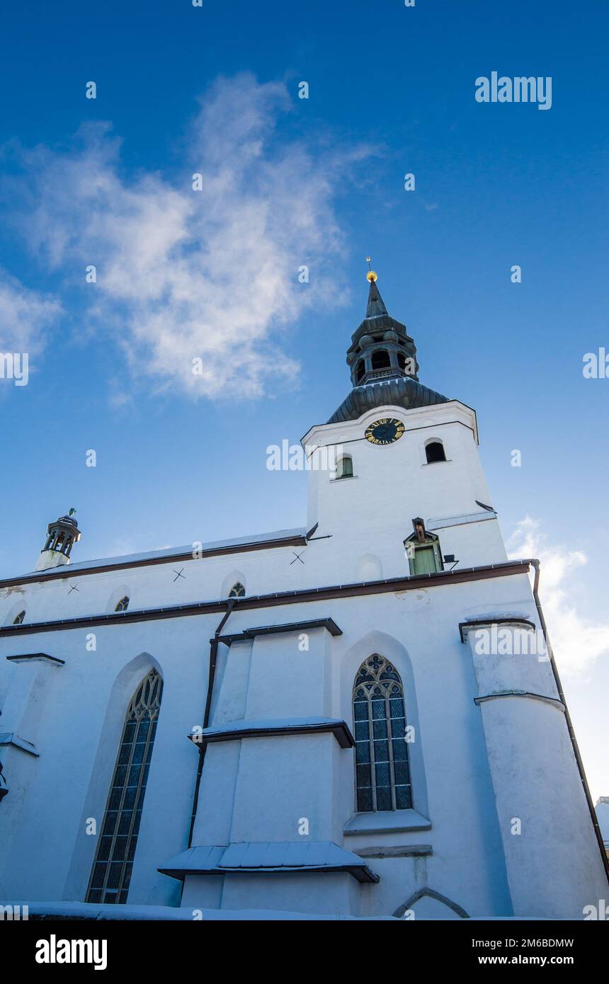 The building of the Dome Church in Tallinn Old Town Stock Photo - Alamy