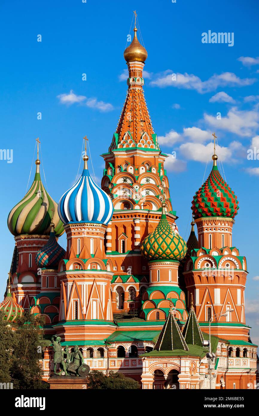 St. Basil's Cathedral in Moscow, Russia Stock Photo - Alamy