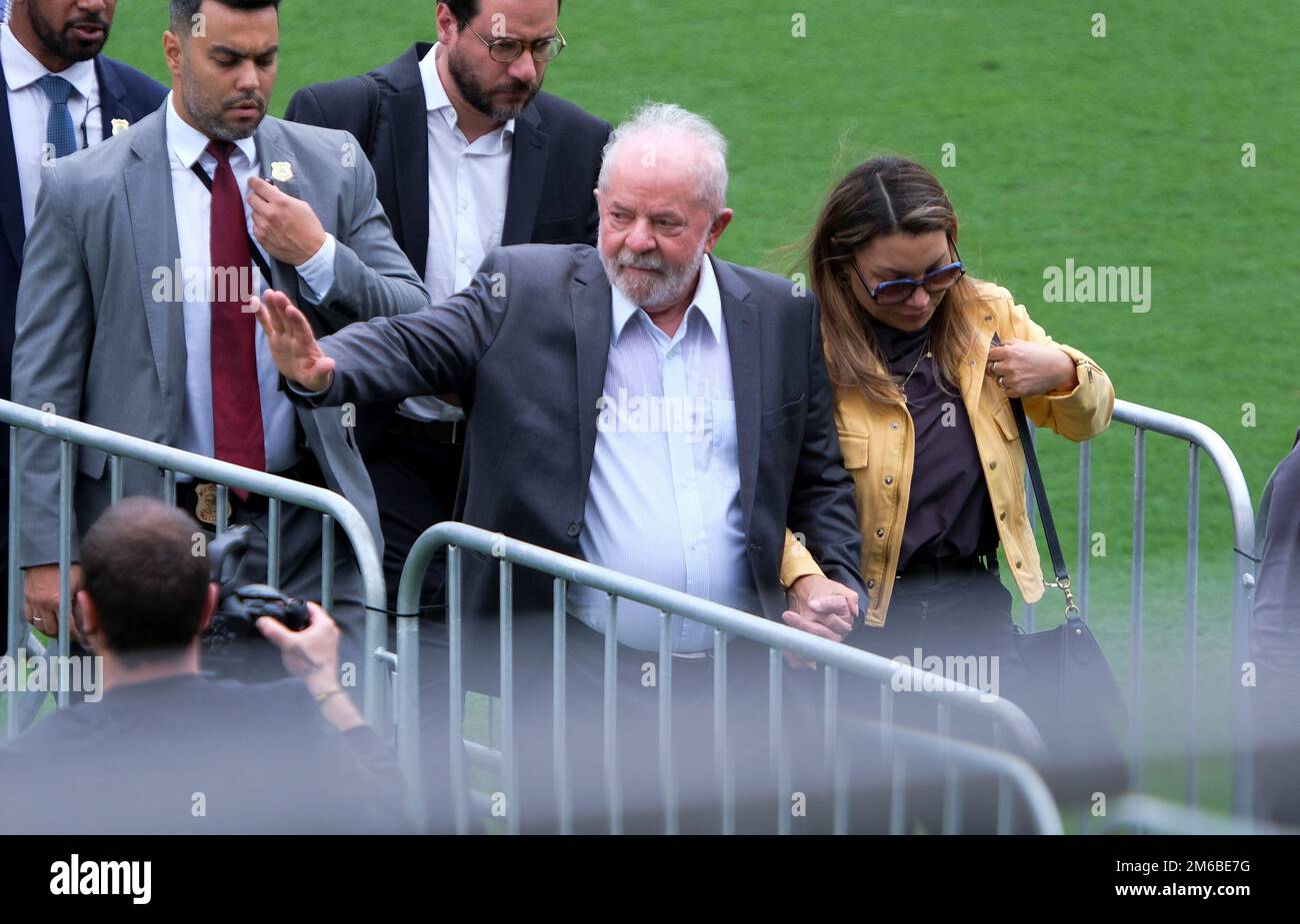 Santos, Brazil. 02nd Jan, 2022. Brazilian President Luis Inacio Lula da ...