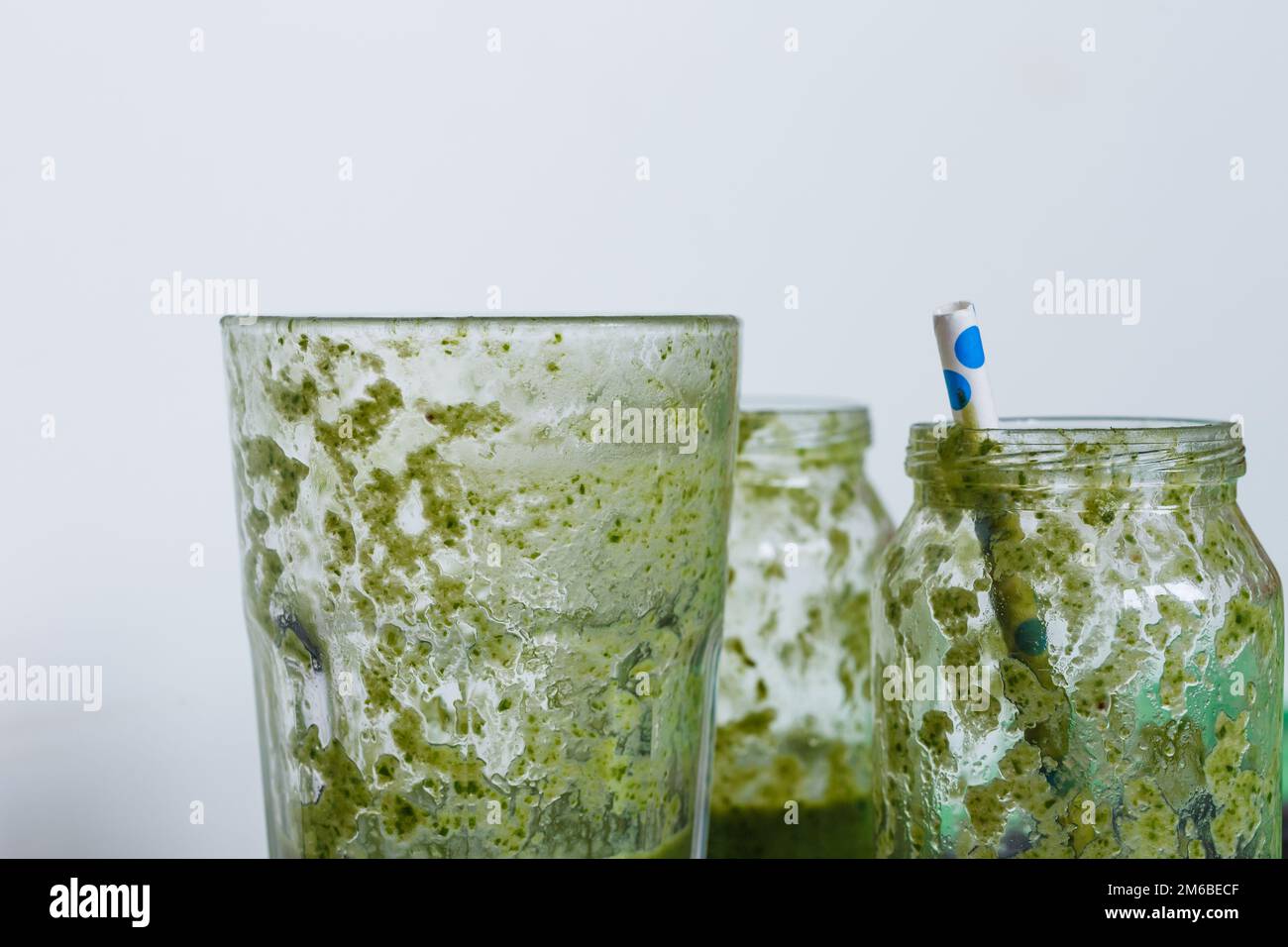 Smoothie and empty glass hi-res stock photography and images - Alamy