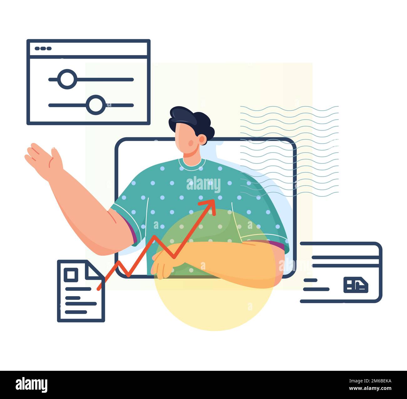 Affordable Customized Business Solutions - Icon as EPS 10 File Stock ...