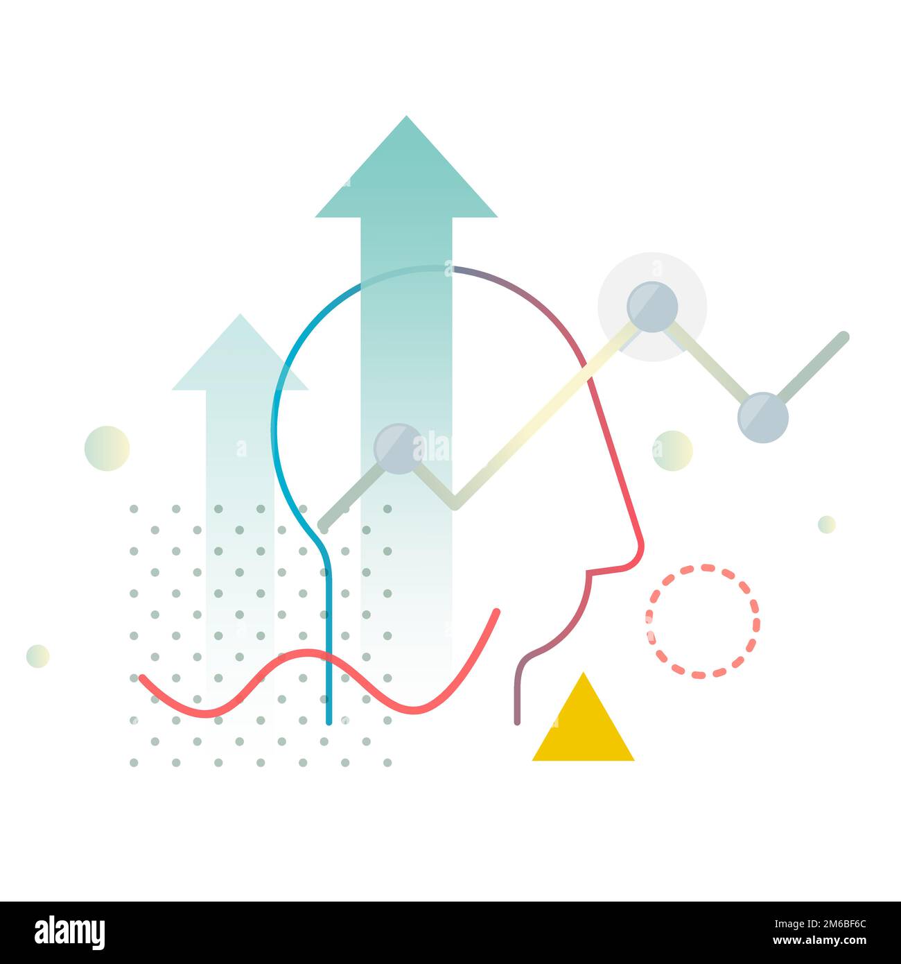 Business Mindset - Financial Growth - Illustration as EPS 10 File Stock ...