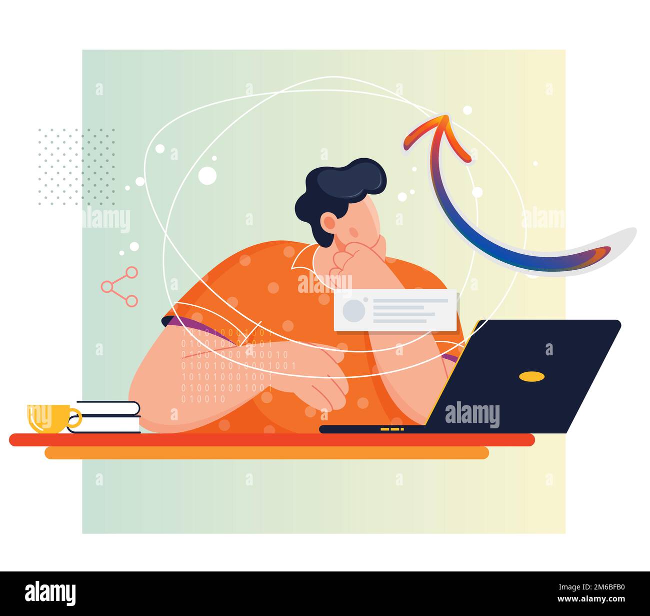 Challenges with Digital Education - Learning Concepts - Illustration as ...