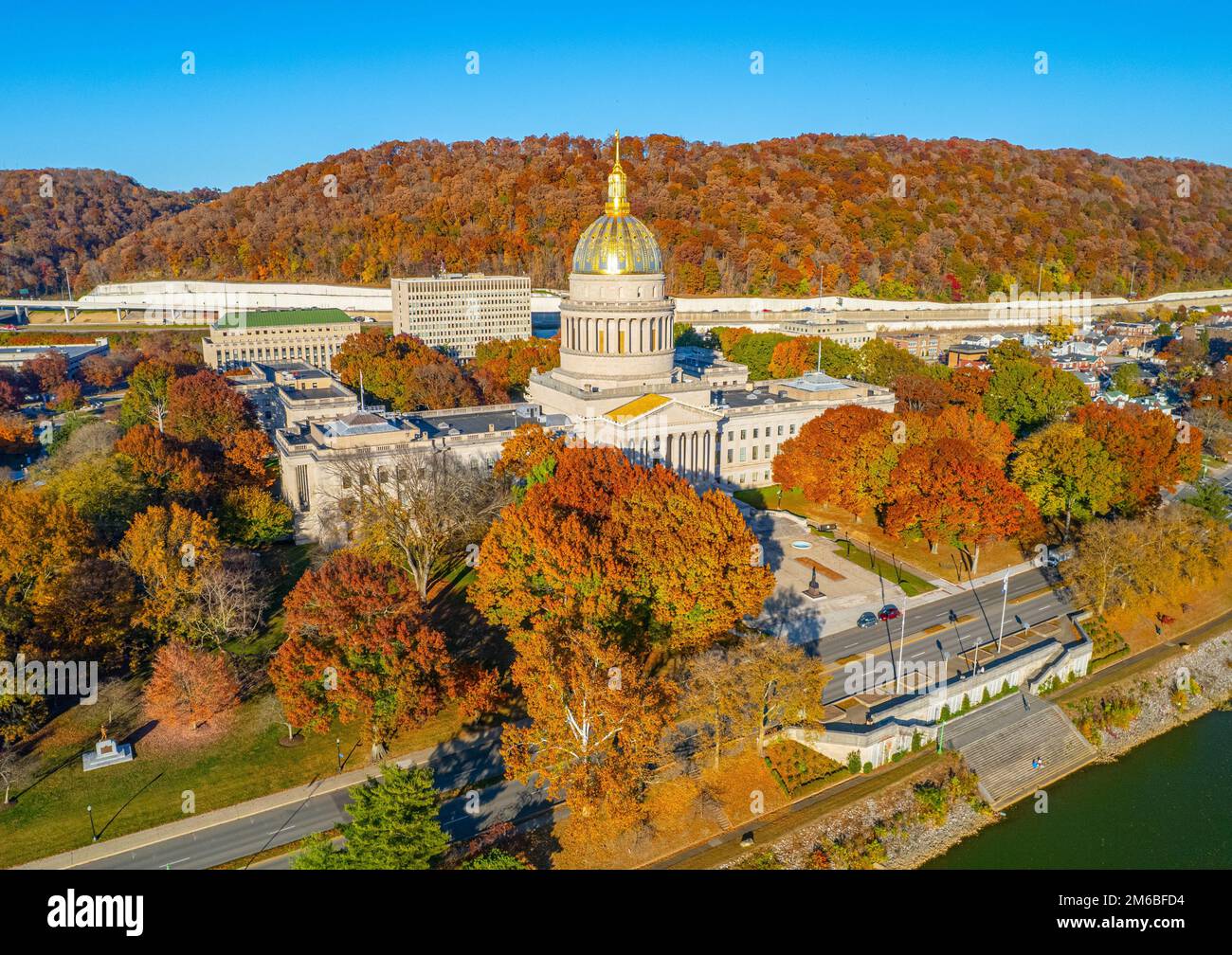 Aerial shot state capitol building hi-res stock photography and images ...