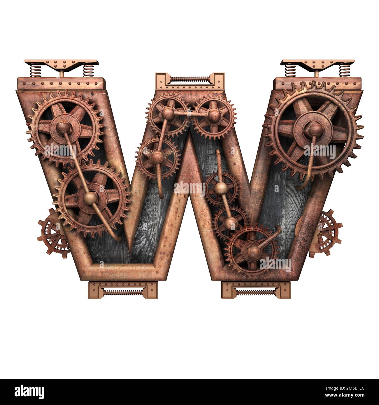 W typography font letter type hi-res stock photography and images - Alamy