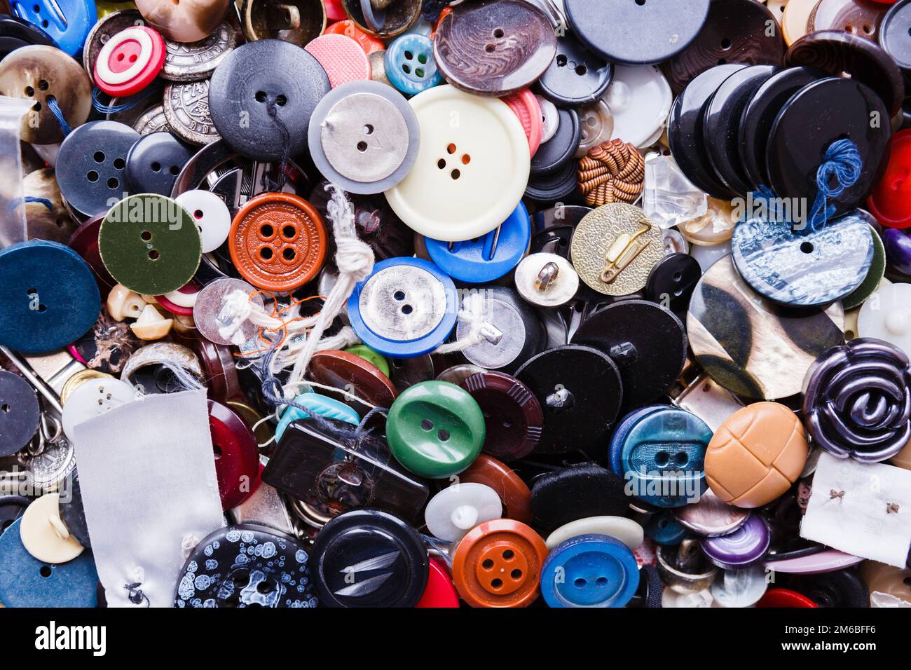 Group of colorful buttons Stock Photo - Alamy