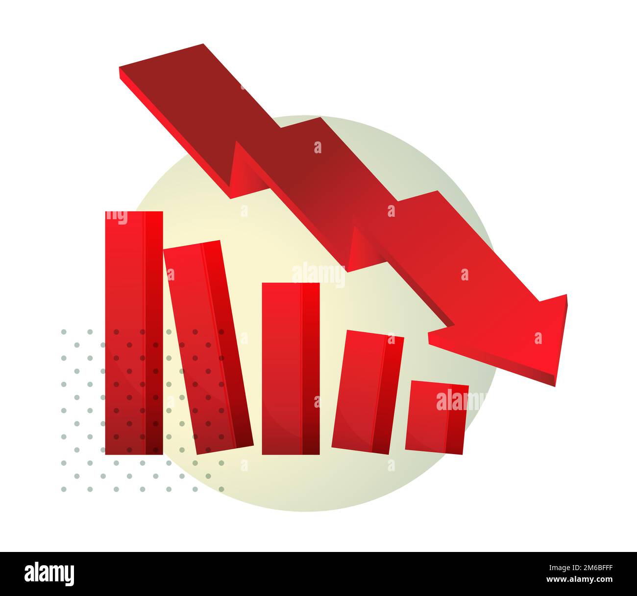Stock Market Crash - Going South - Stock Illustration as EPS 10 File ...
