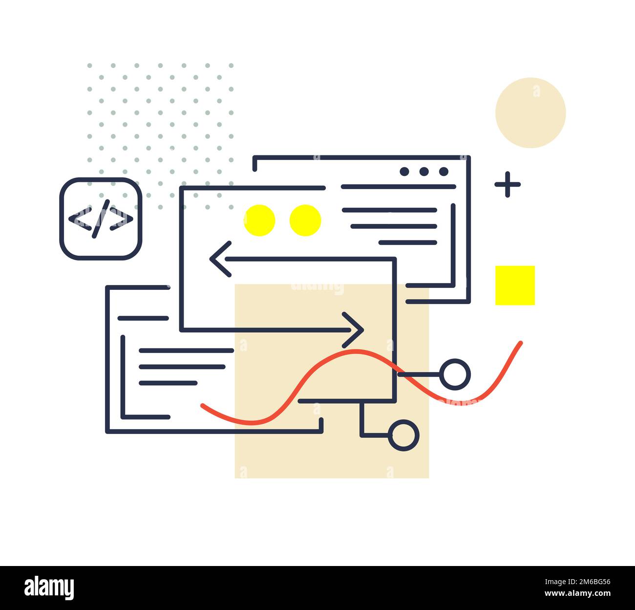 Data migration icon vector vectors hi-res stock photography and images ...