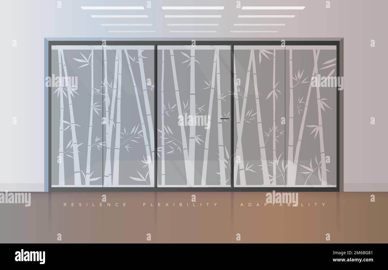 Glass partition graphics hi-res stock photography and images - Alamy