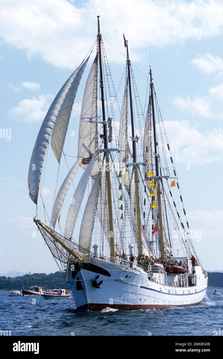 German schooner Grossherzogin Elisabeth Stock Photo - Alamy